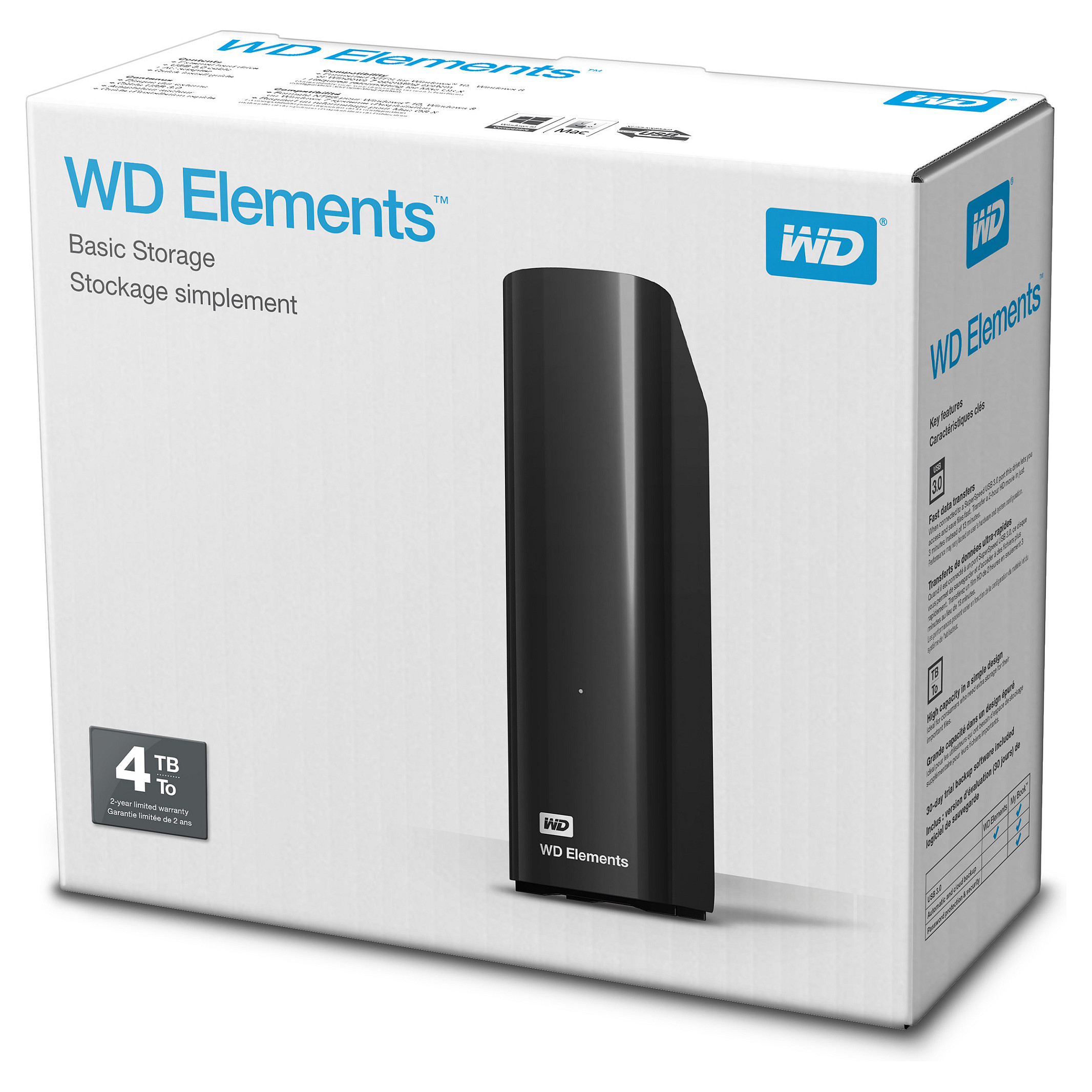 Vanjski hard disk WD Elements™ Desktop 4TB | Ronis